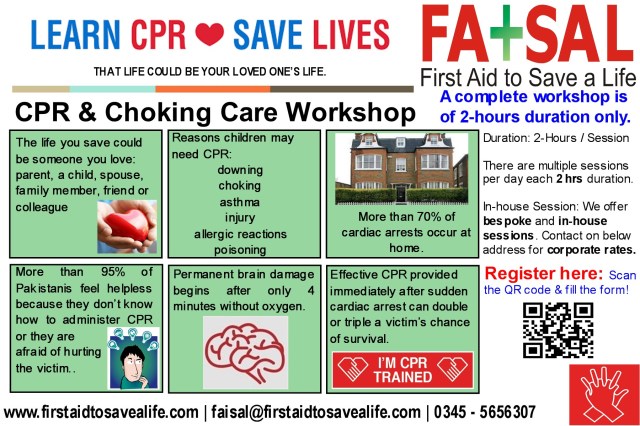 CPR and Choking Care Workshop | First Aid BLS & Emergency Management ...