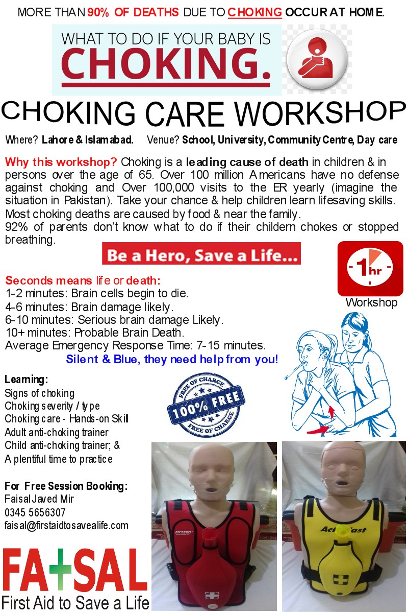 CPR and Choking Care Workshop | First Aid BLS & Emergency Management ...