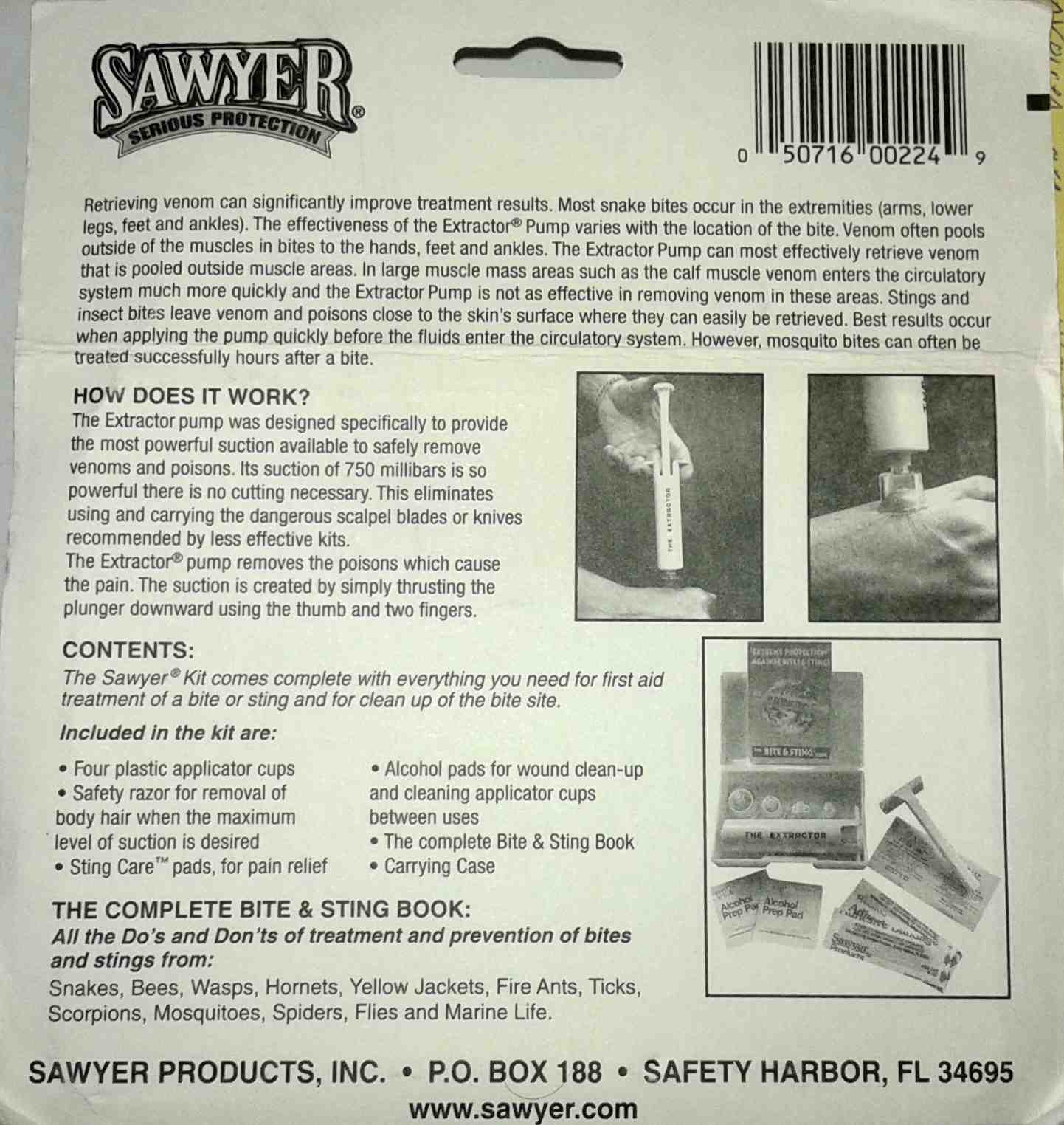 Sawyer | The Extractor | Bite and Sting Kit | First Aid BLS & Emergency ...