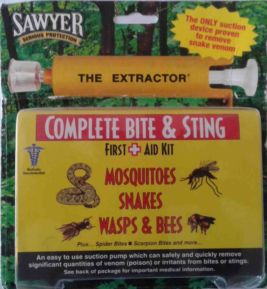 Sawyer | The Extractor | Bite and Sting Kit | First Aid BLS & Emergency ...