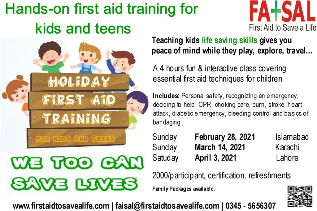 First Aid Training for Kids and Teens | First Aid BLS & Emergency ...
