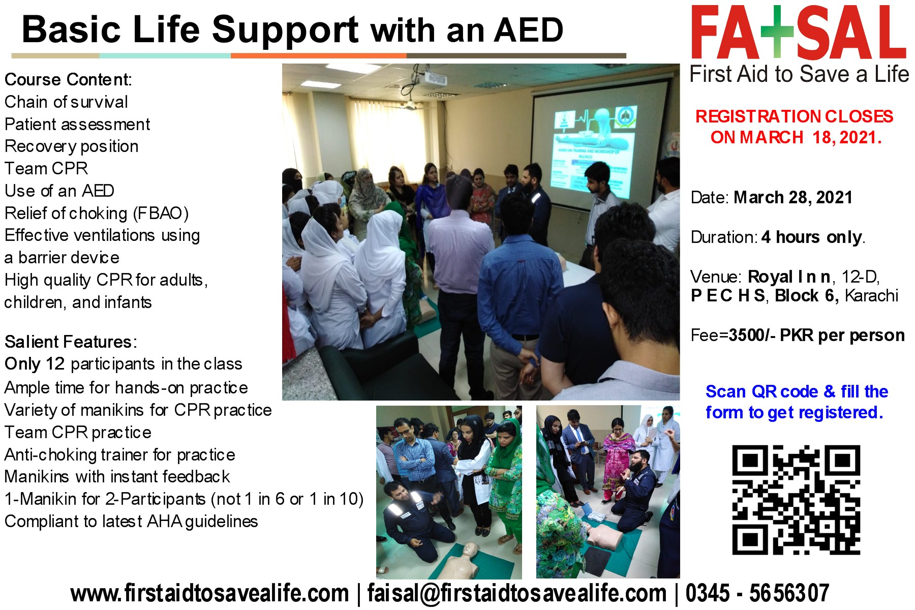 BLS with an AED | Hands-on Training | First Aid BLS & Emergency ...