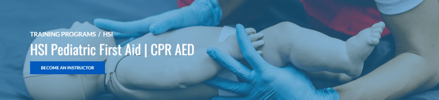 HSI Pediatric First Aid | CPR AED | First Aid BLS & Emergency ...